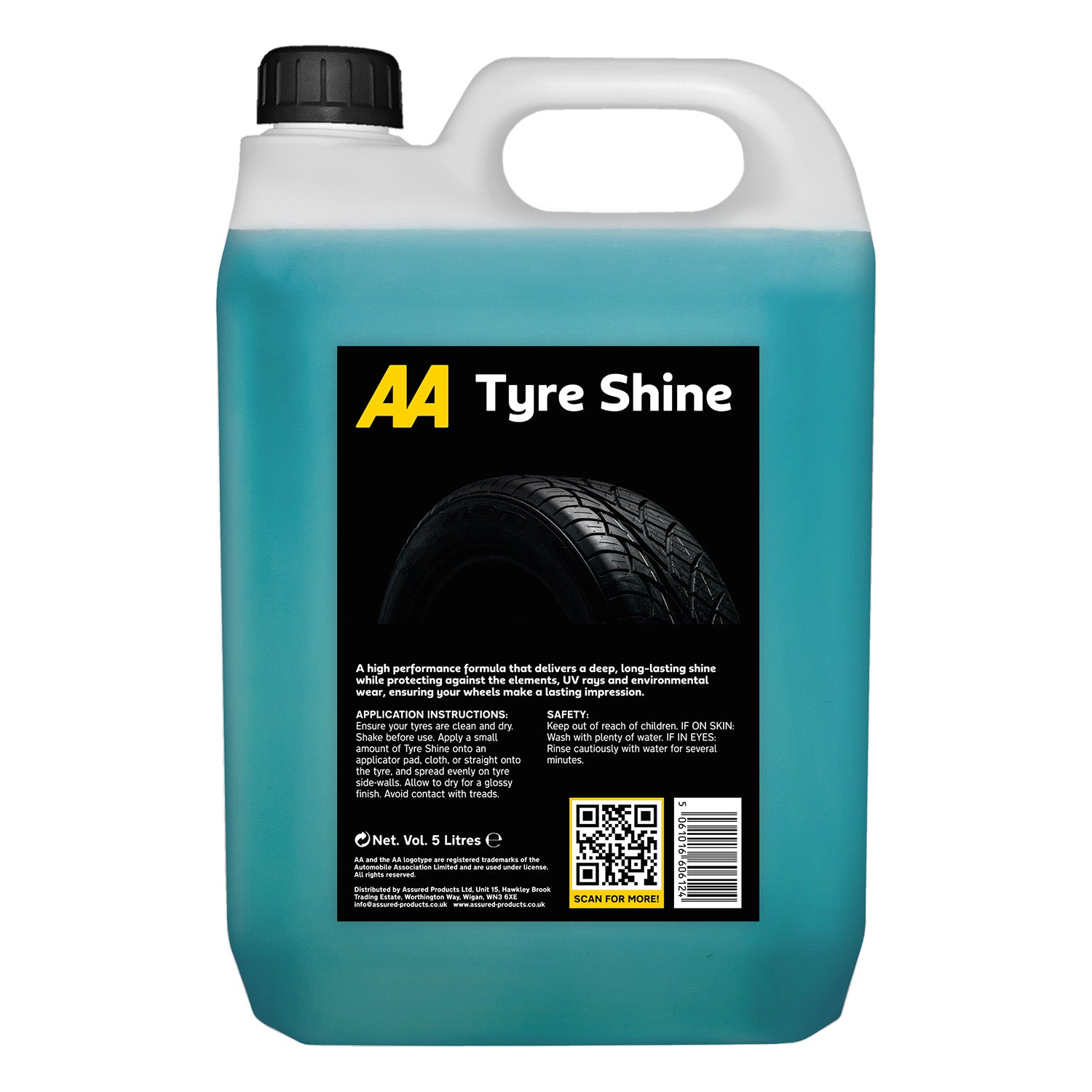 AA Tyre Shine 5 Litre Tyre Dressing