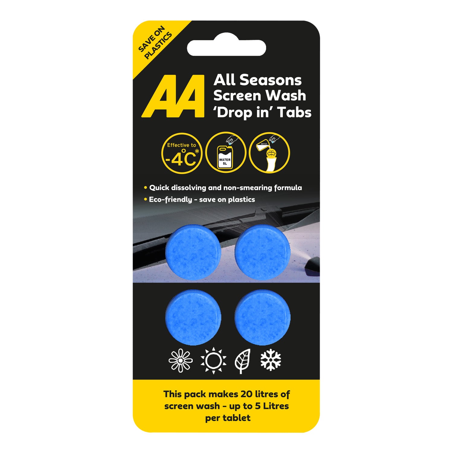 All Seasons Screenwash Tabs (2 Packs) Concentrate AA