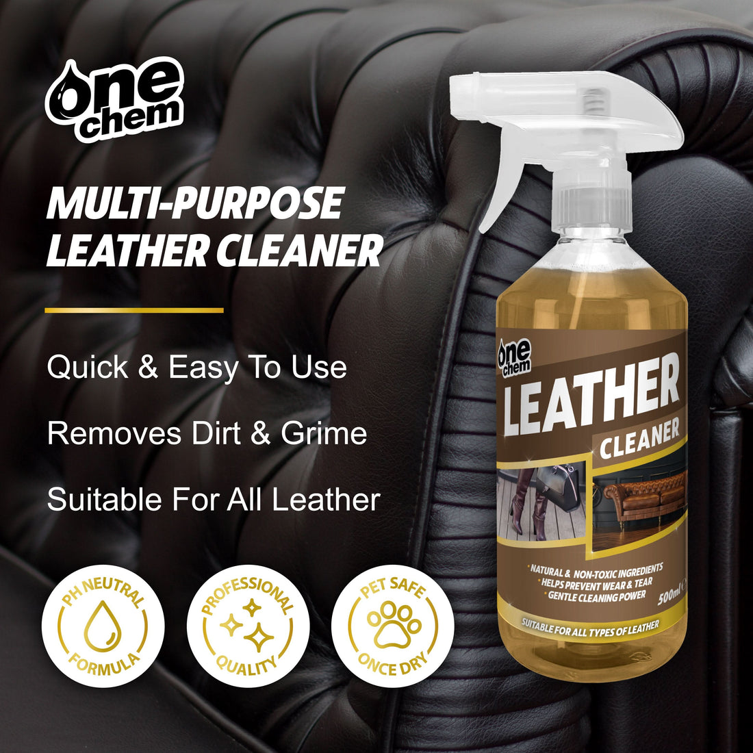 One Chem Leather Cleaner